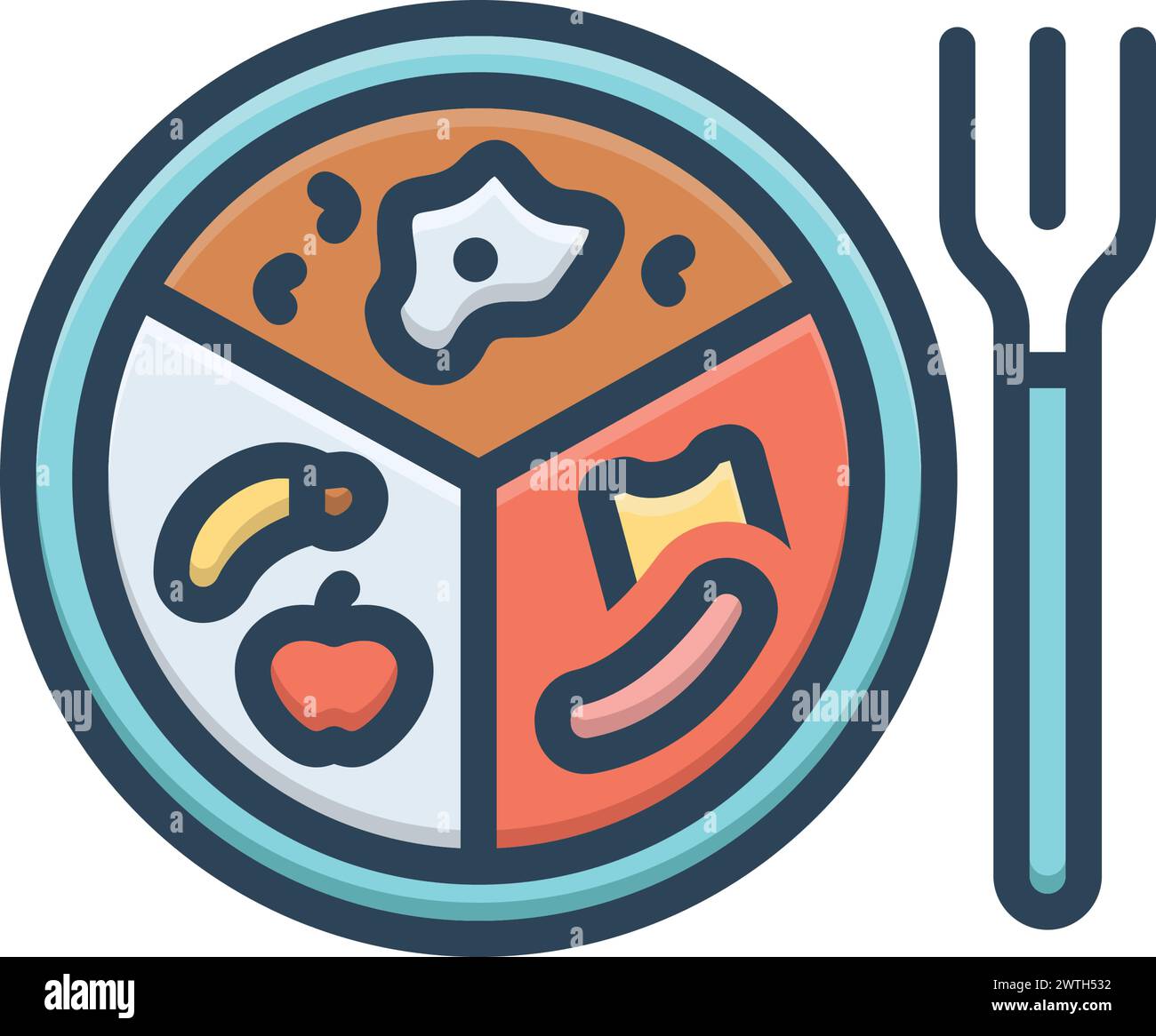 Icon for balanced diet, balance Stock Vector Image & Art - Alamy