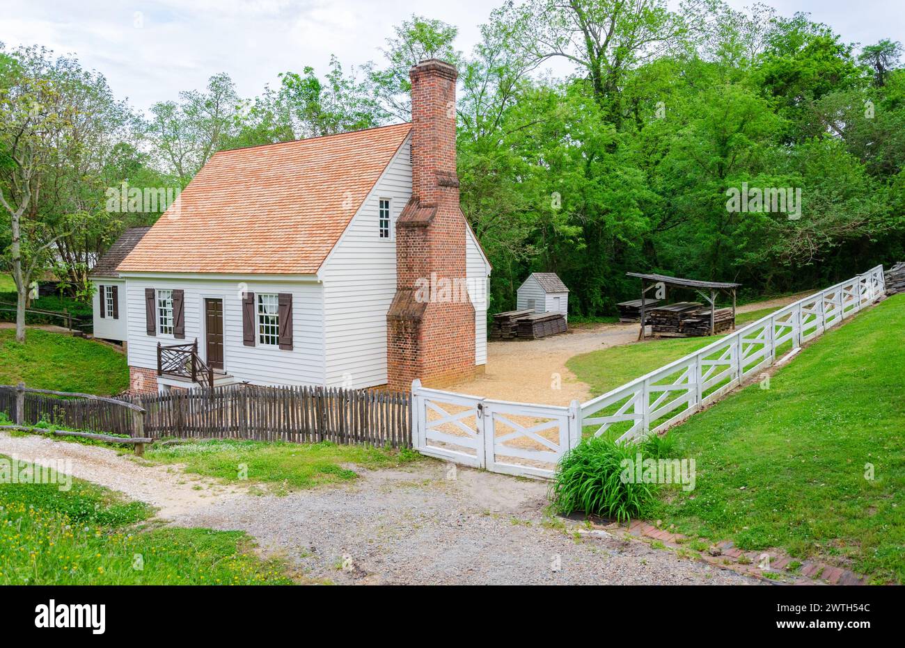 The “Historic Triangle” Historical Colonial Williamsburg in Virginia ...