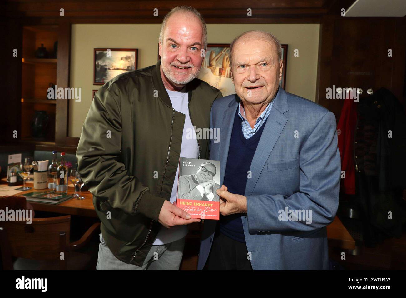 Marek Erhardt und Horst Klemmer beim 9. Hamburger Hafen Talk im ...