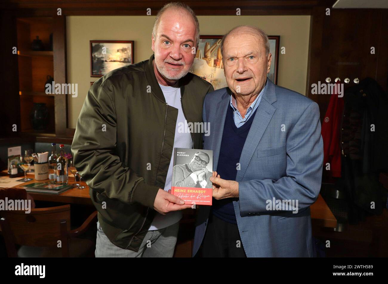 Marek Erhardt und Horst Klemmer beim 9. Hamburger Hafen Talk im ...