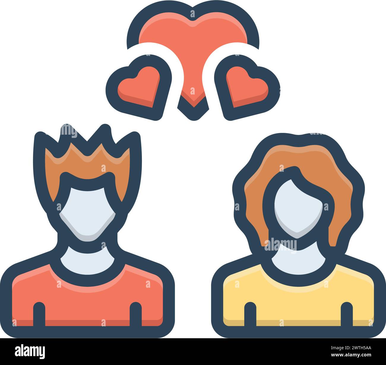 Icon for relationships, relation Stock Vector Image & Art - Alamy