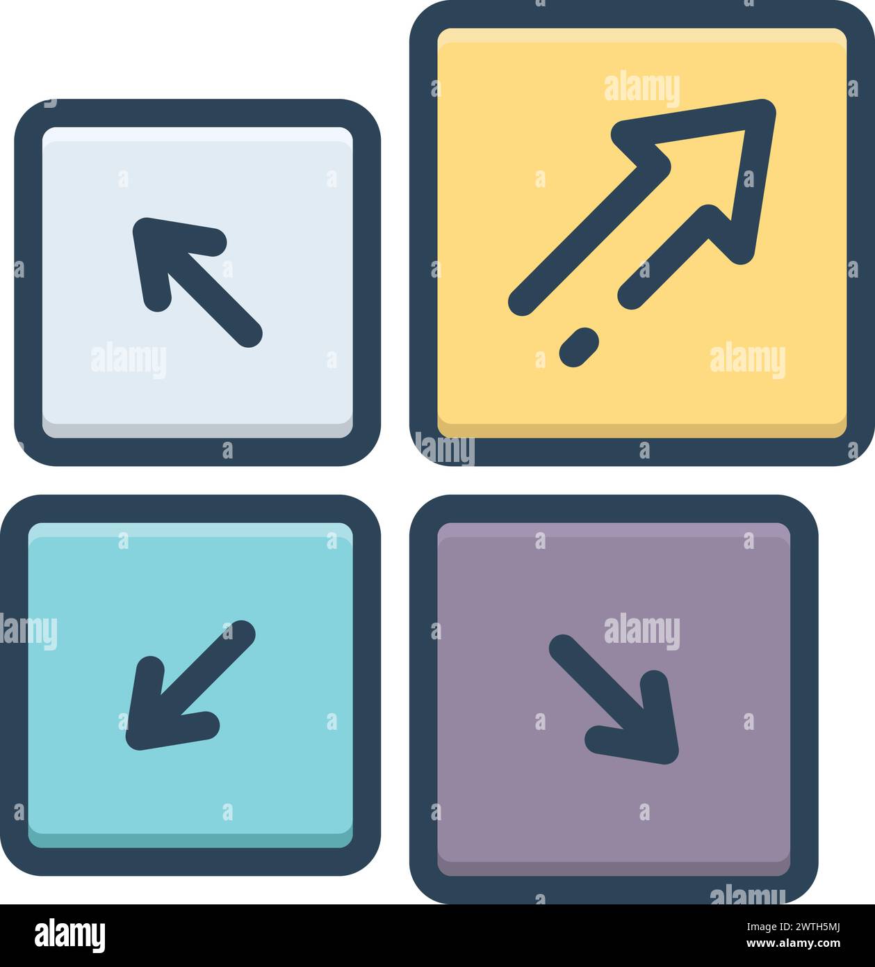 Icon for direction, flank Stock Vector Image & Art - Alamy