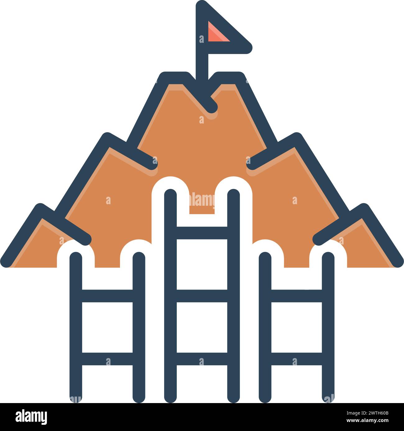 Icon for achievable goal, achievable Stock Vector Image & Art - Alamy