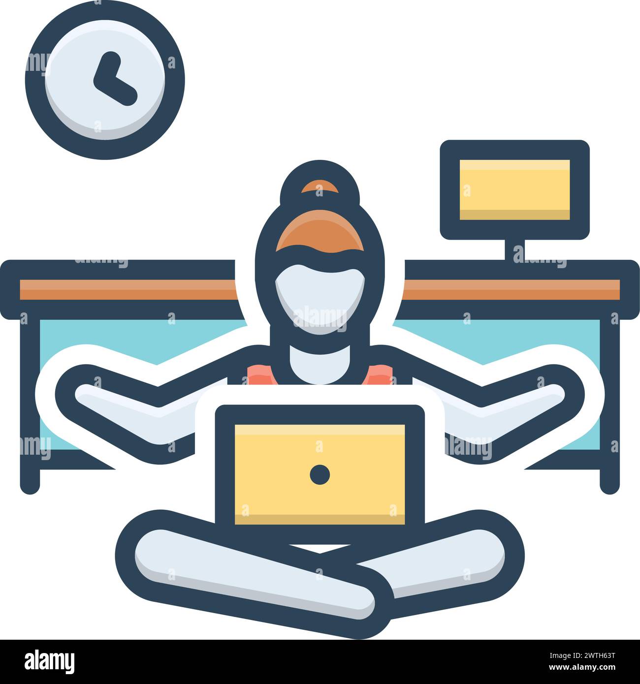 Icon for reduce stress, decompress Stock Vector Image & Art - Alamy