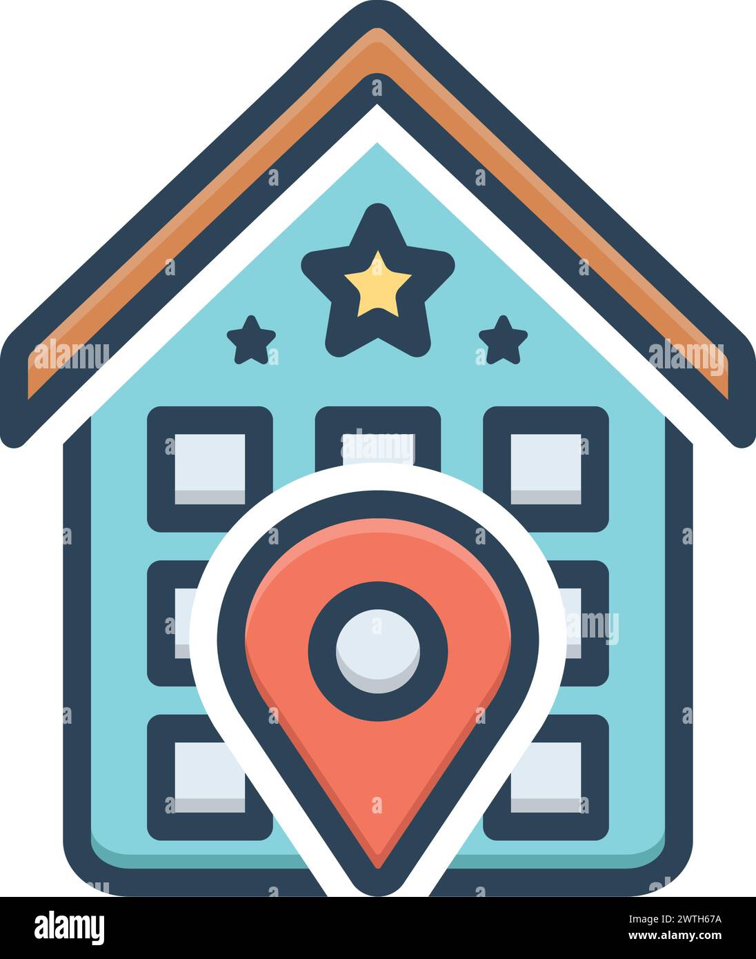 Icon for venue, location Stock Vector Image & Art - Alamy