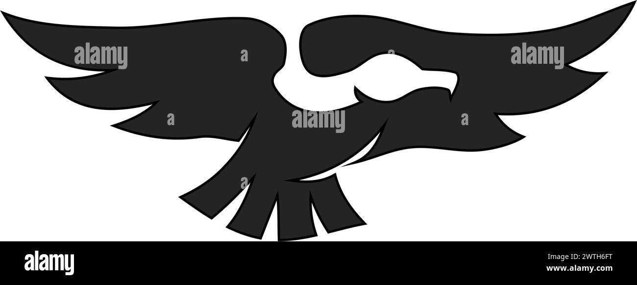 Vulture Animal Logo template Isolated. Brand Identity. Icon Abstract ...