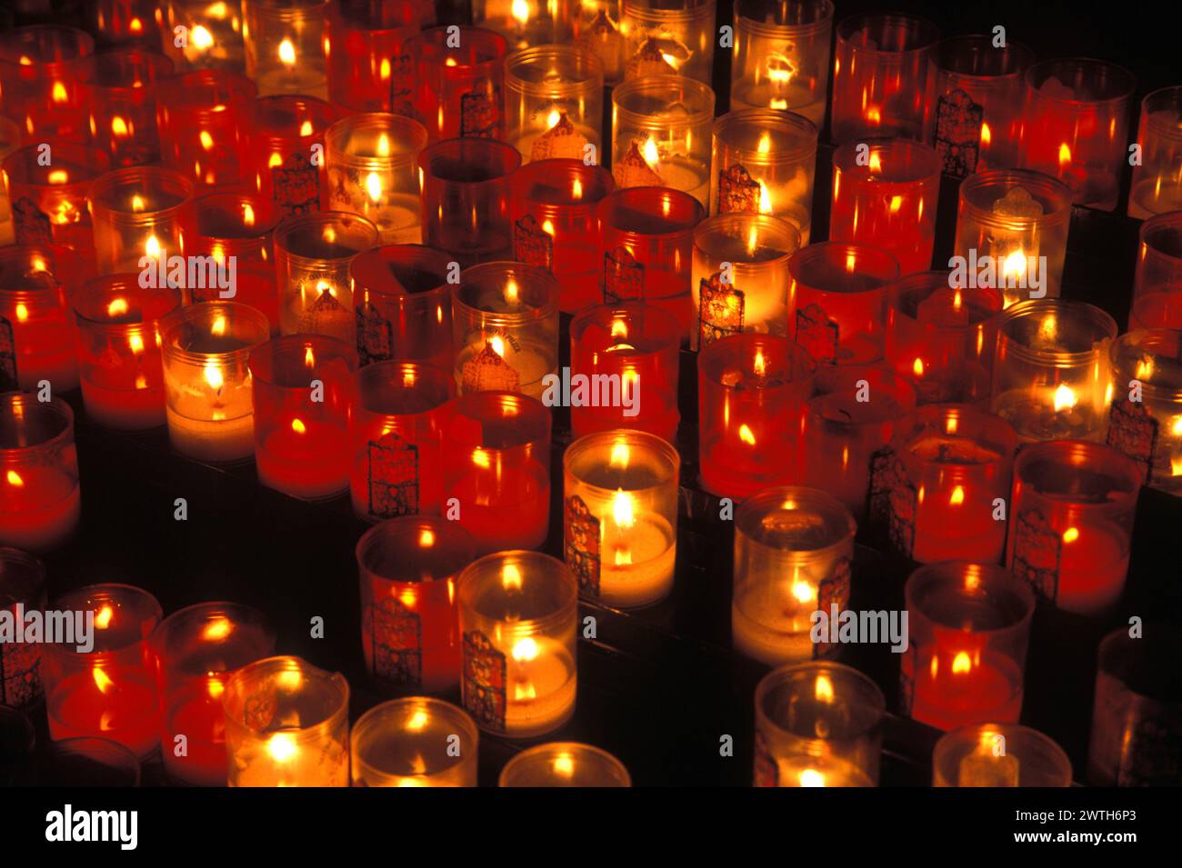 Candles in a Chartres Cathedral, Chartres, France Stock Photo - Alamy