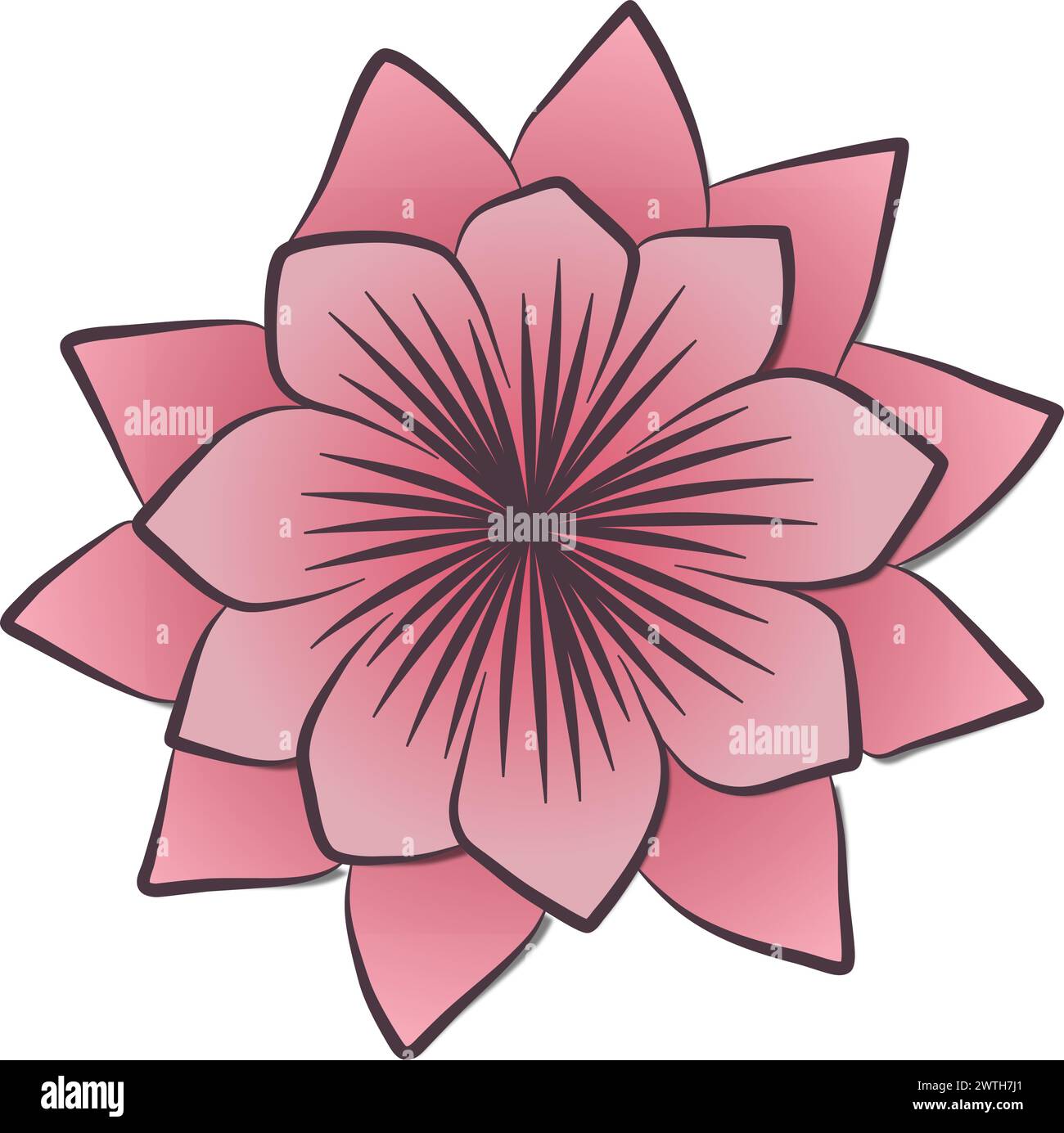Lotus flower bouquet blooming Cut Out Stock Images & Pictures - Alamy