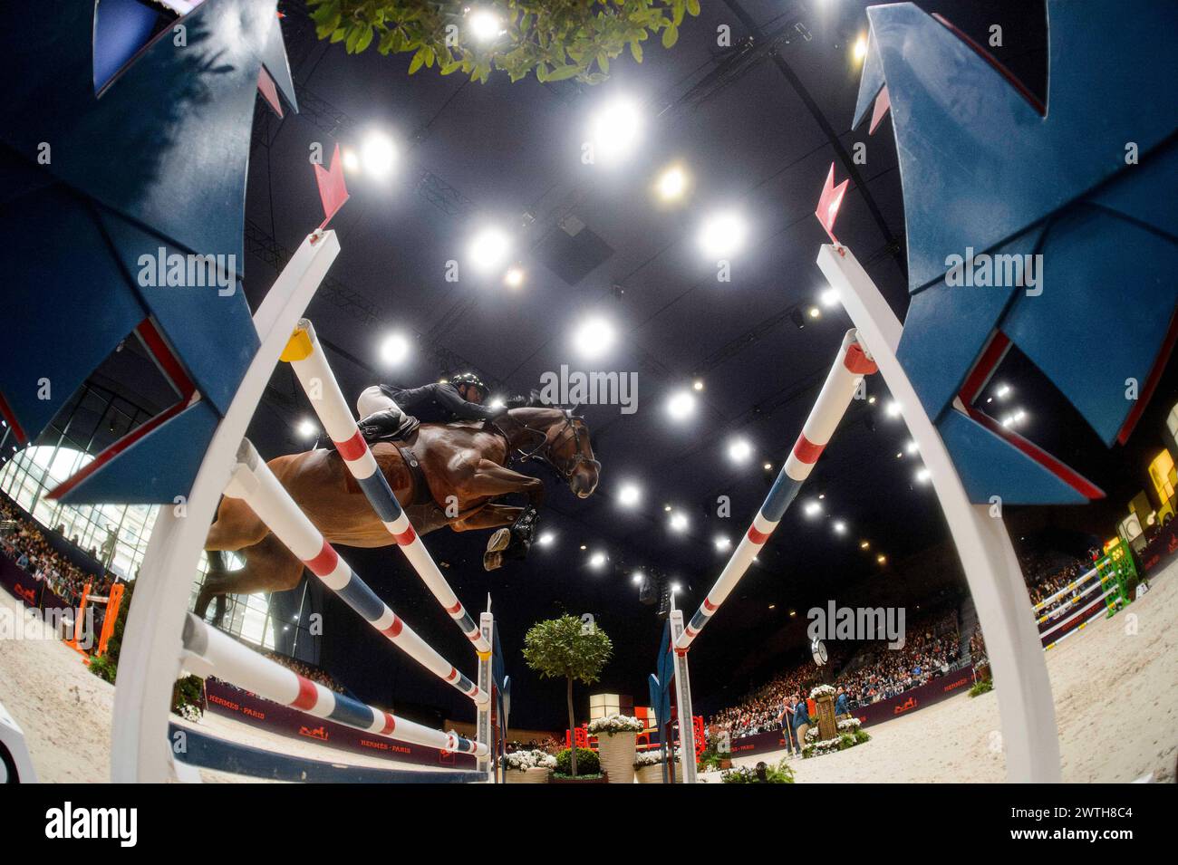 Julien ANQUETIN (FRA) riding BLOOD DIAMOND DU PONT wins the Saut-Hermès ...