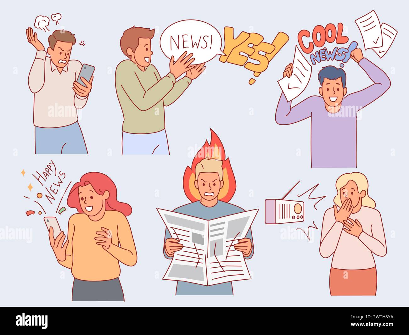 People receive different information. Positive and negative reactions ...