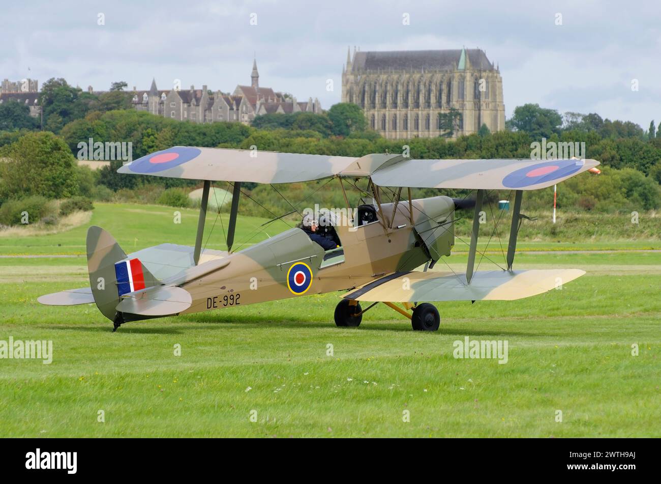 de Havilland, Tiger Moth, DE-992, G-AXXV, Shoreham, England, United ...