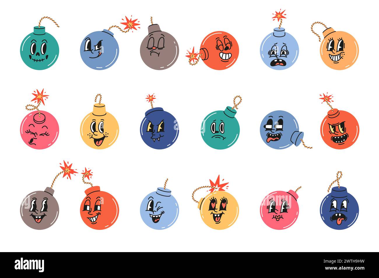 60s retro cartoons hi-res stock photography and images - Alamy