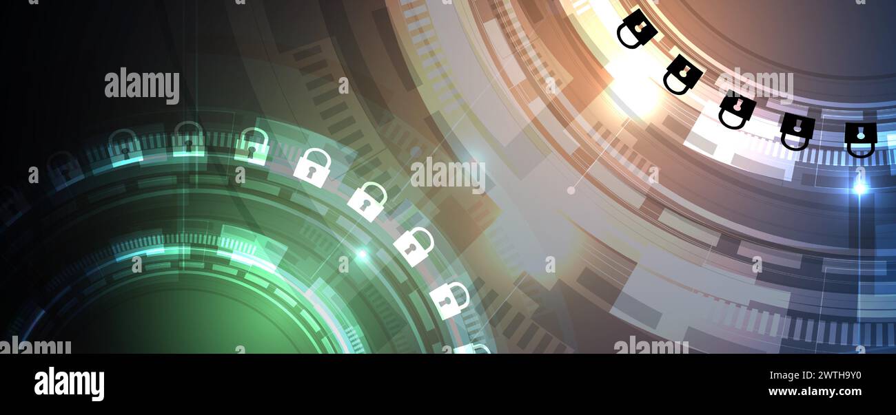 Cyber security and information or network protection. Future cyber ...