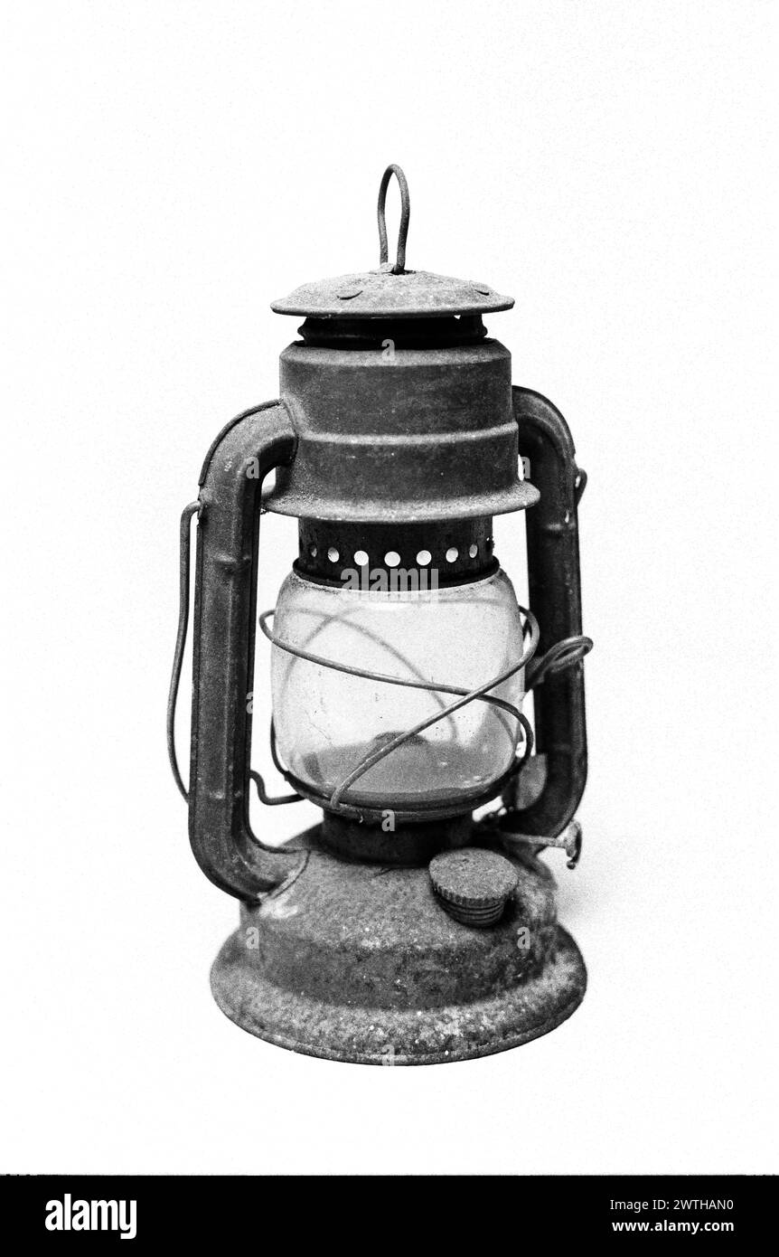 Lantern lamp traditional lighting Black and White Stock Photos & Images - Alamy