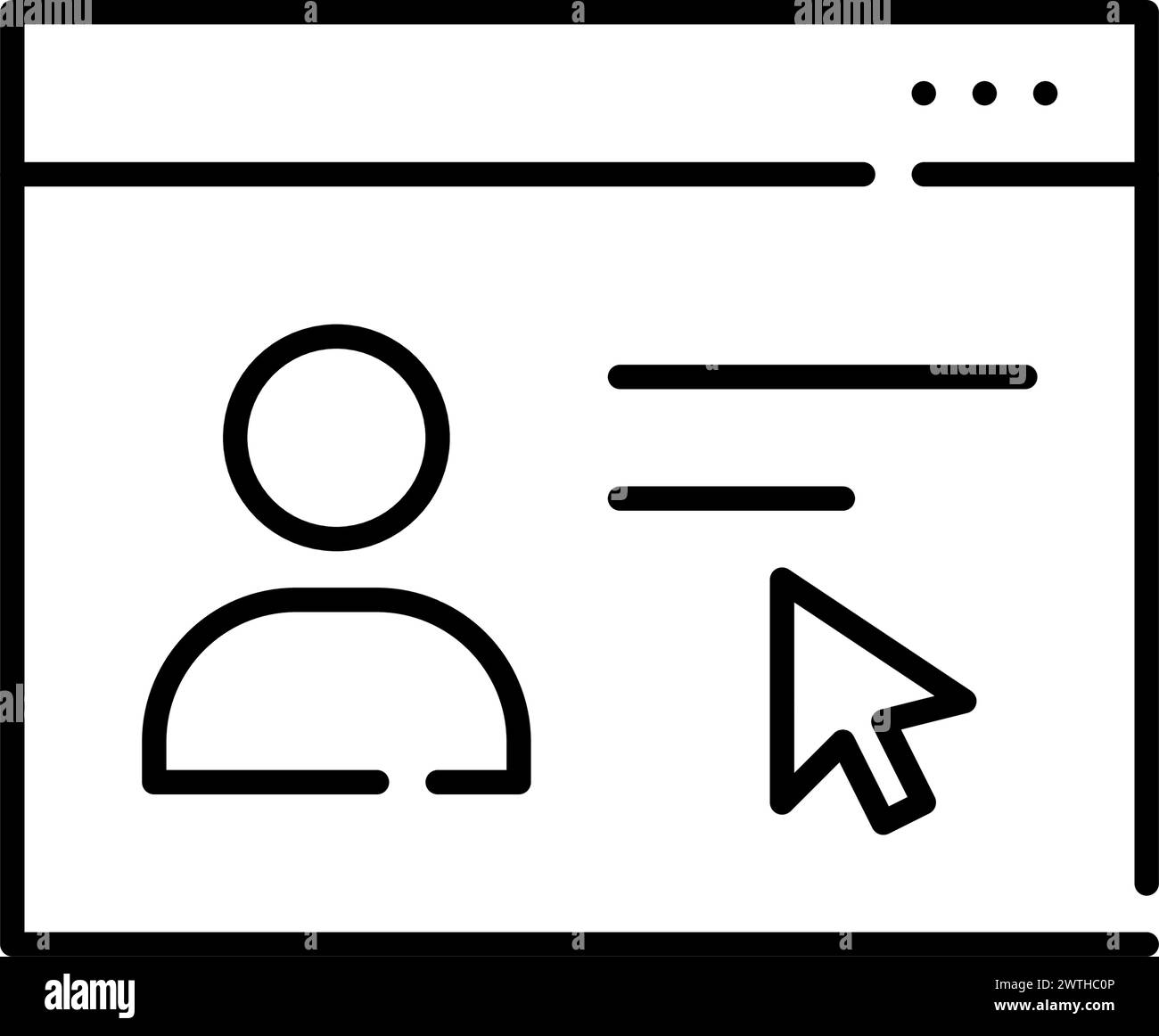 Web page with a user resume. Online screening and evaluation of ...