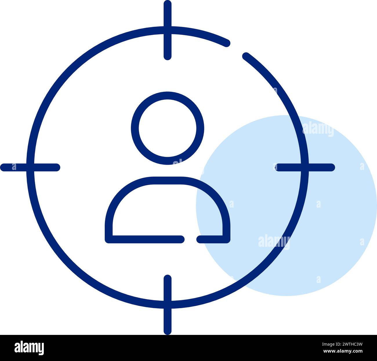Crosshairs person Stock Vector Images - Alamy