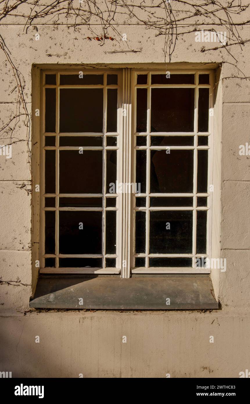 Berlin, Germany, March 7, 2024: close up of a window with intricate ...