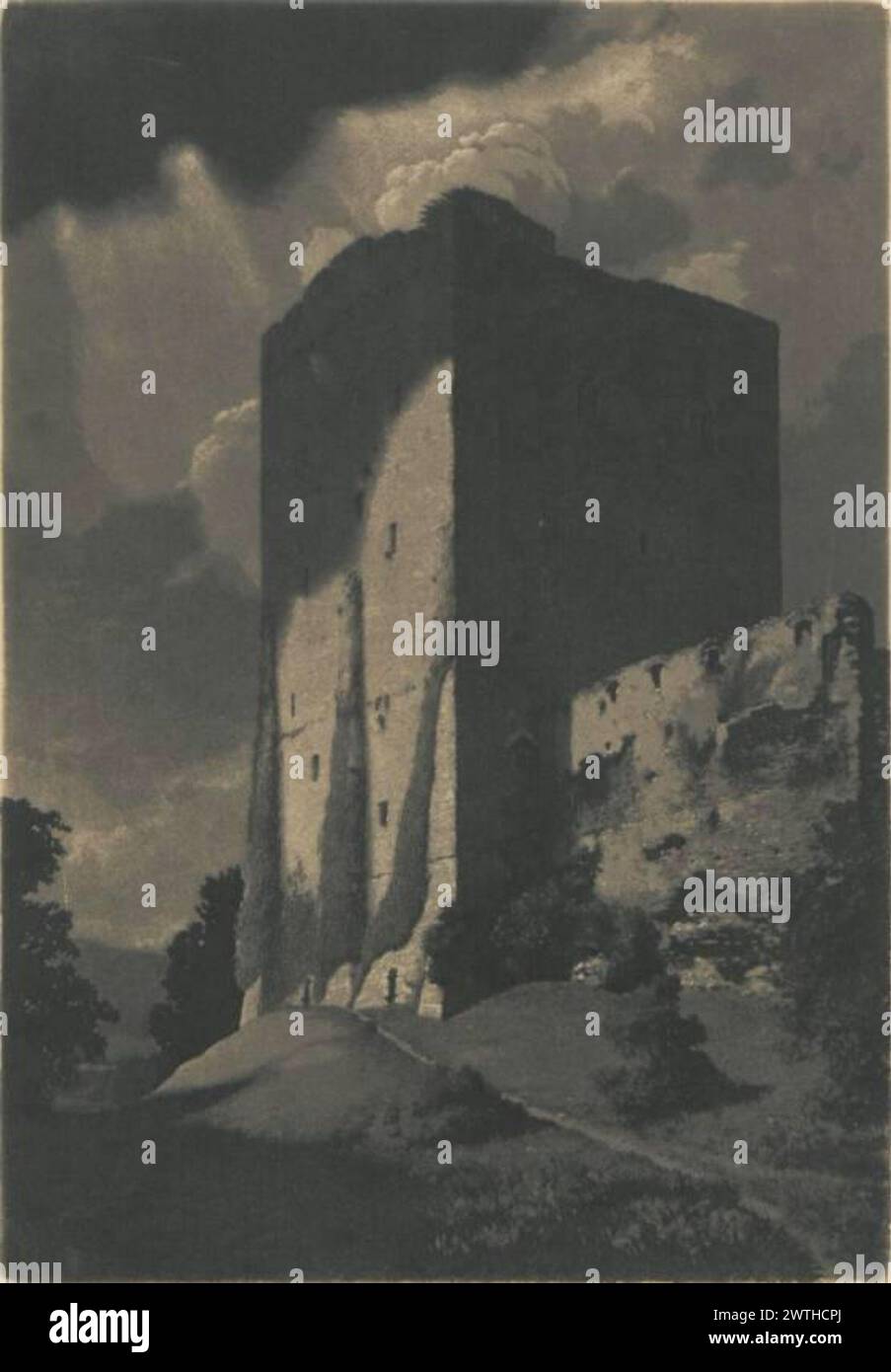 A Tower House Joseph Kirkpatrick (Liverpool, England, 1872 - 1936 Stock ...