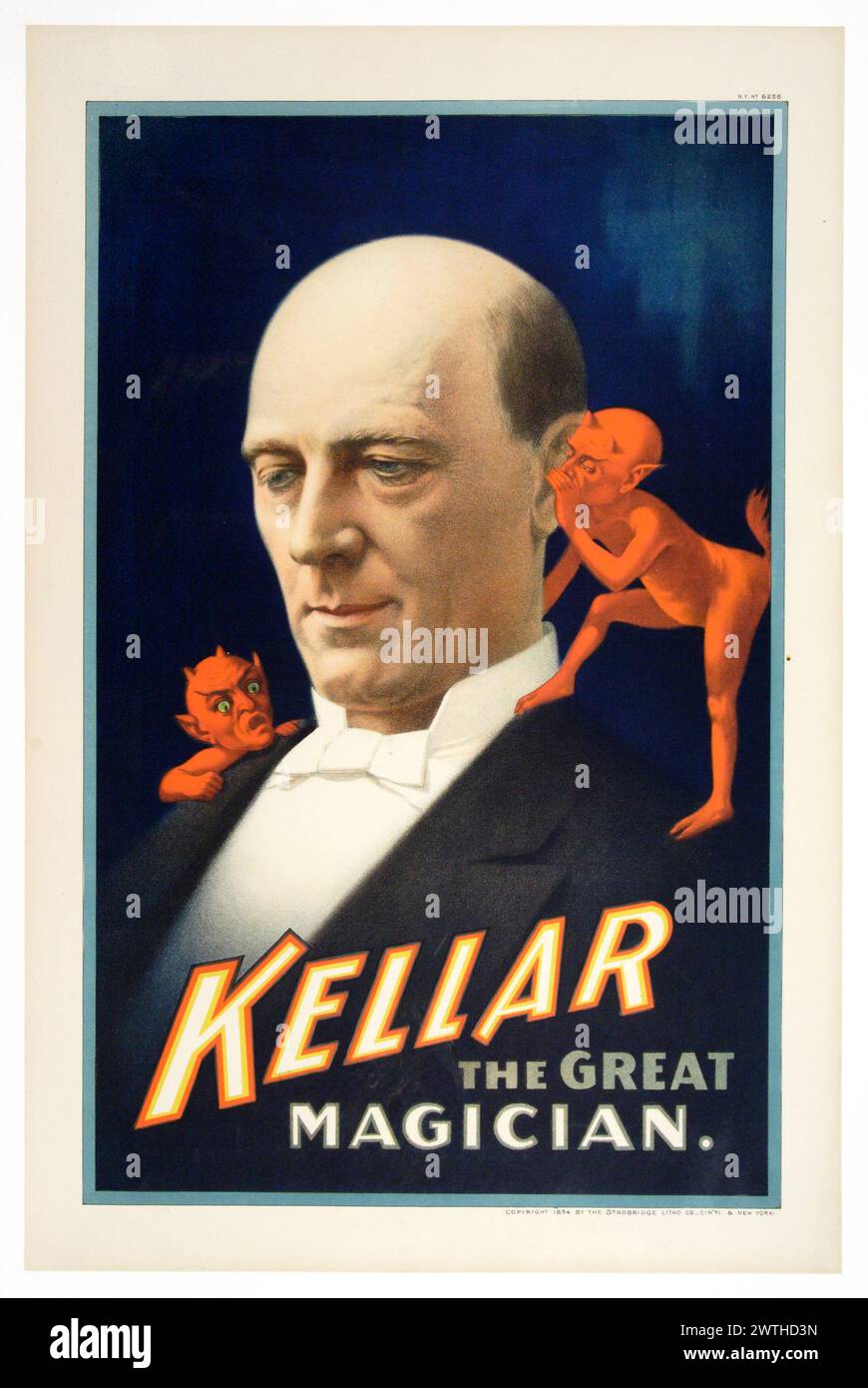 Magic poster - Kellar The Great Magician Stock Photo - Alamy
