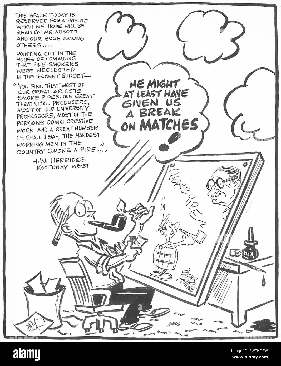 The forgotten man cartoon Black and White Stock Photos & Images - Alamy