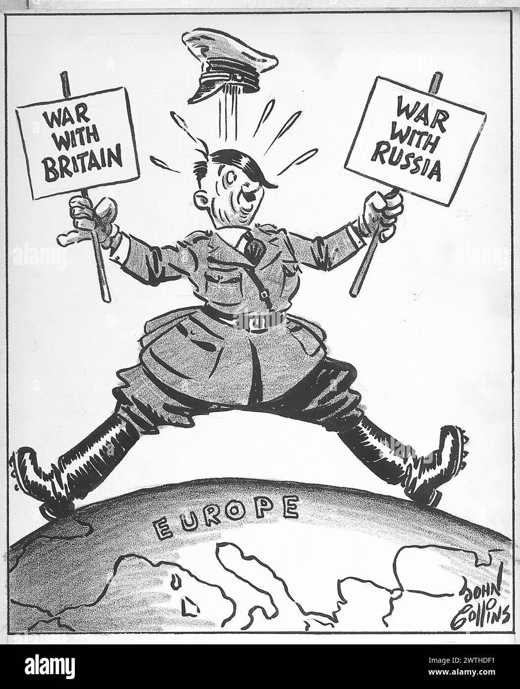 John collins cartoon Black and White Stock Photos & Images - Alamy