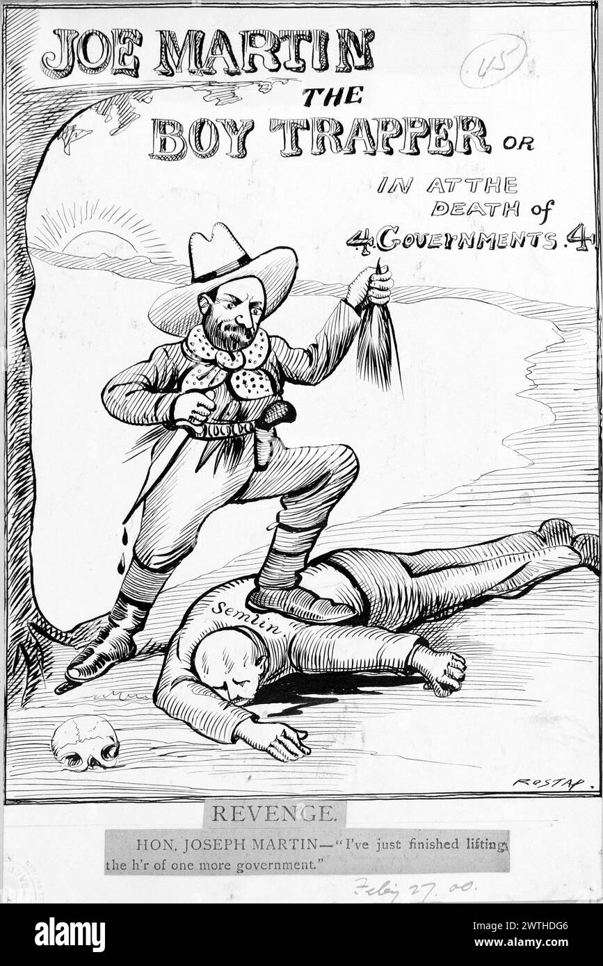 Cartoon - Revenge Rostap (1866-1949 Stock Photo - Alamy