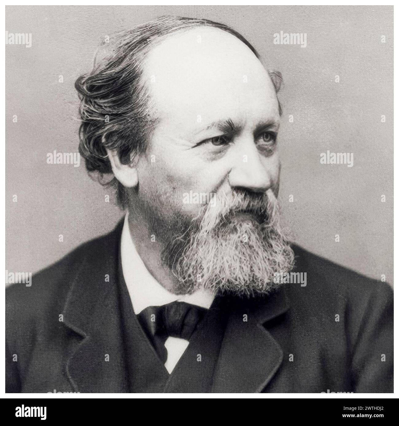 Eugène Boudin. Portrait photograph of the French painter Eugène Louis ...