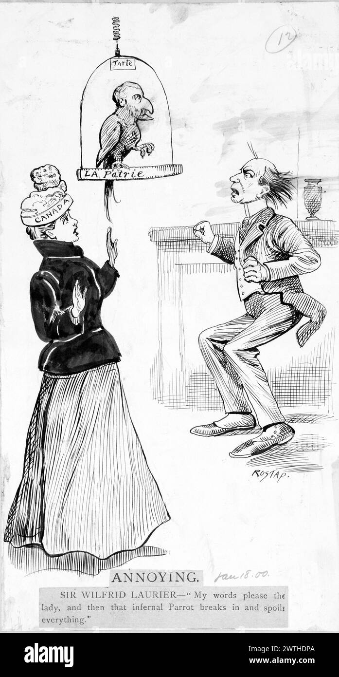 Cartoon - Annoying Rostap (1866-1949 Stock Photo - Alamy