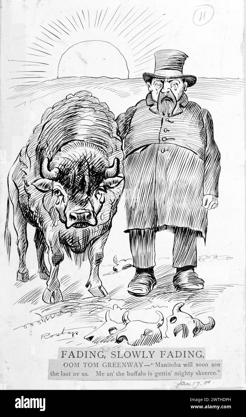 Cartoon - Fading, Slowly Fading Rostap (1866-1949 Stock Photo - Alamy