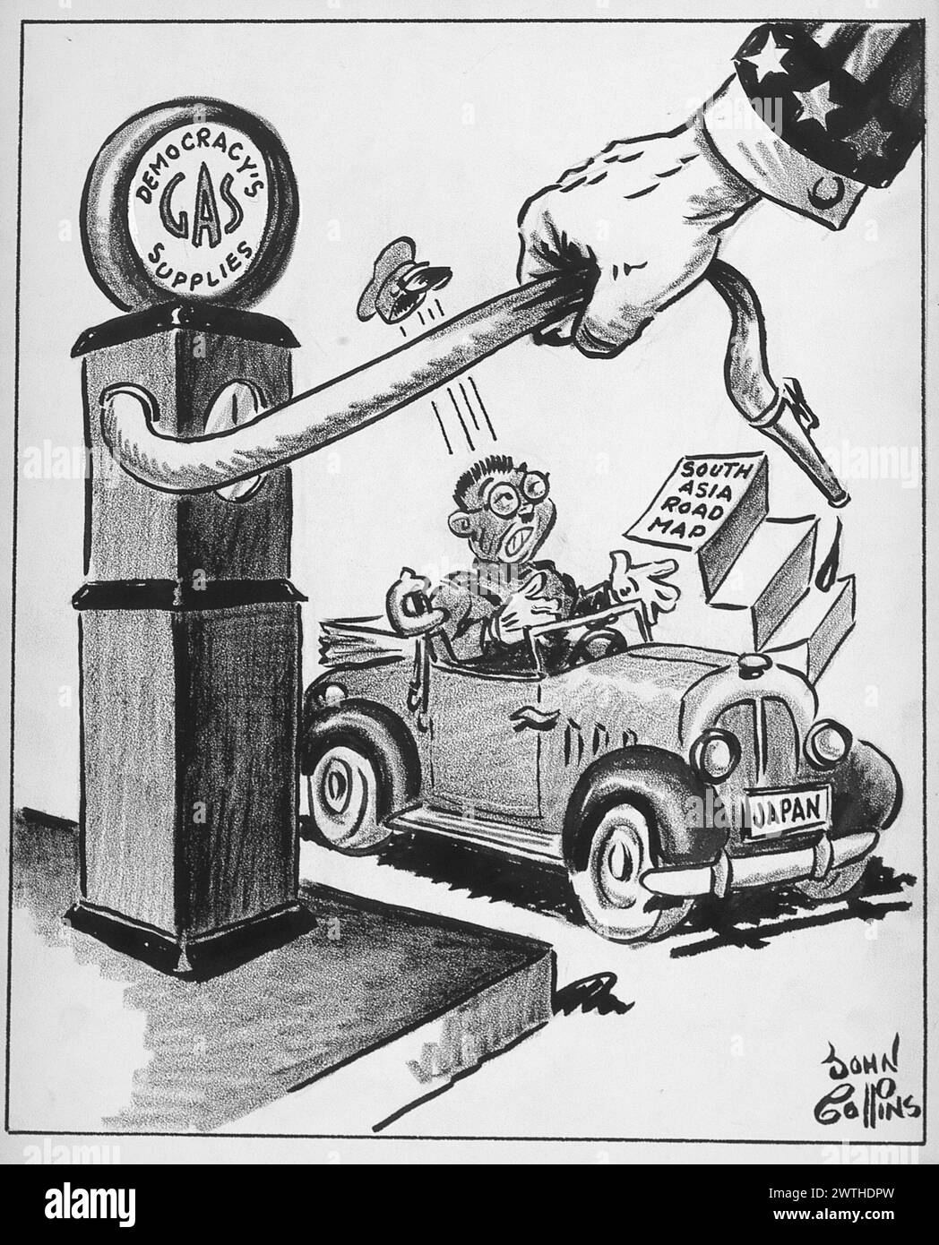 Cartoon - Someone Else with a Gas Problem. John Collins (1917-2007 ...