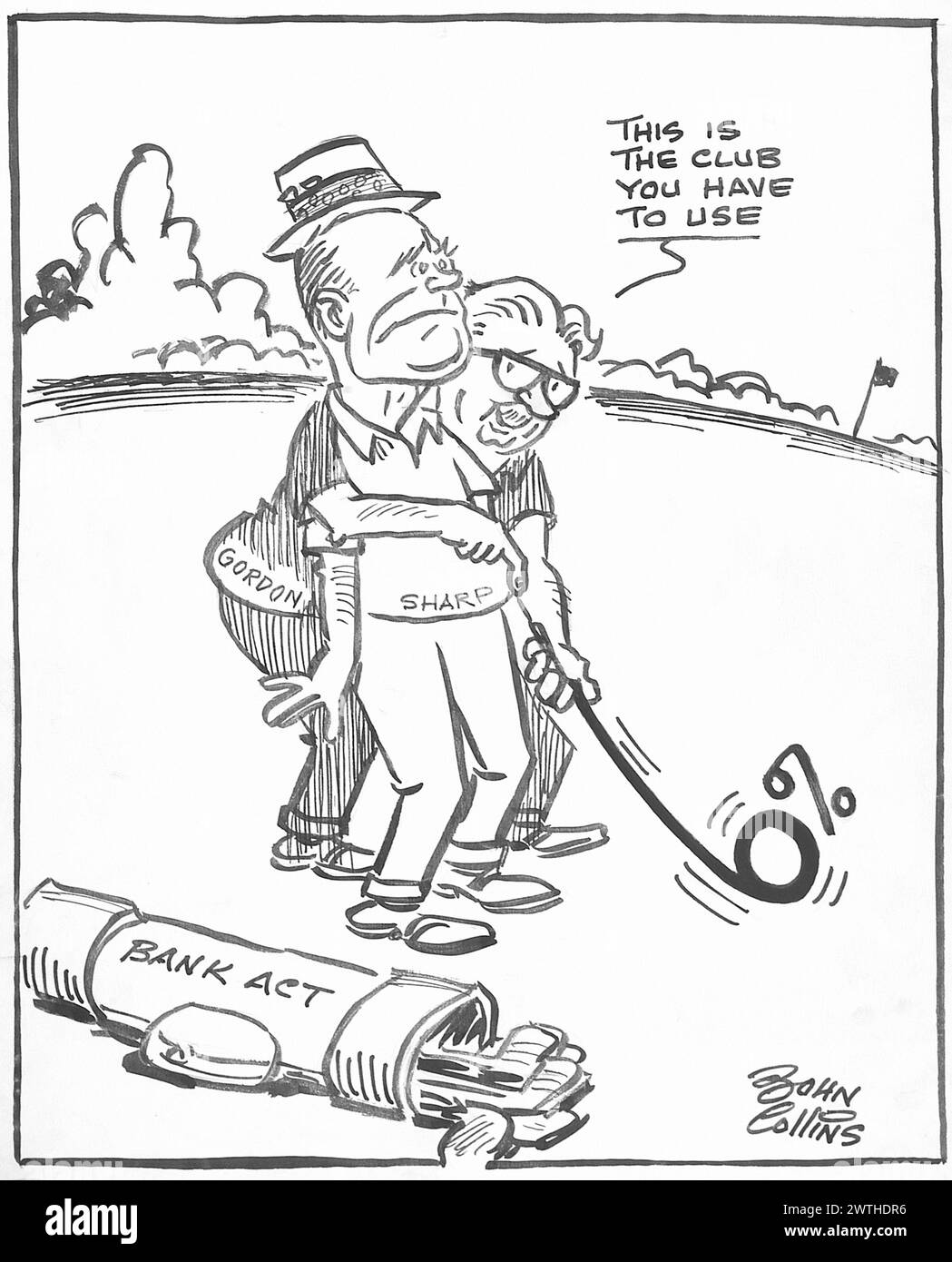 John collins cartoon Black and White Stock Photos & Images - Alamy