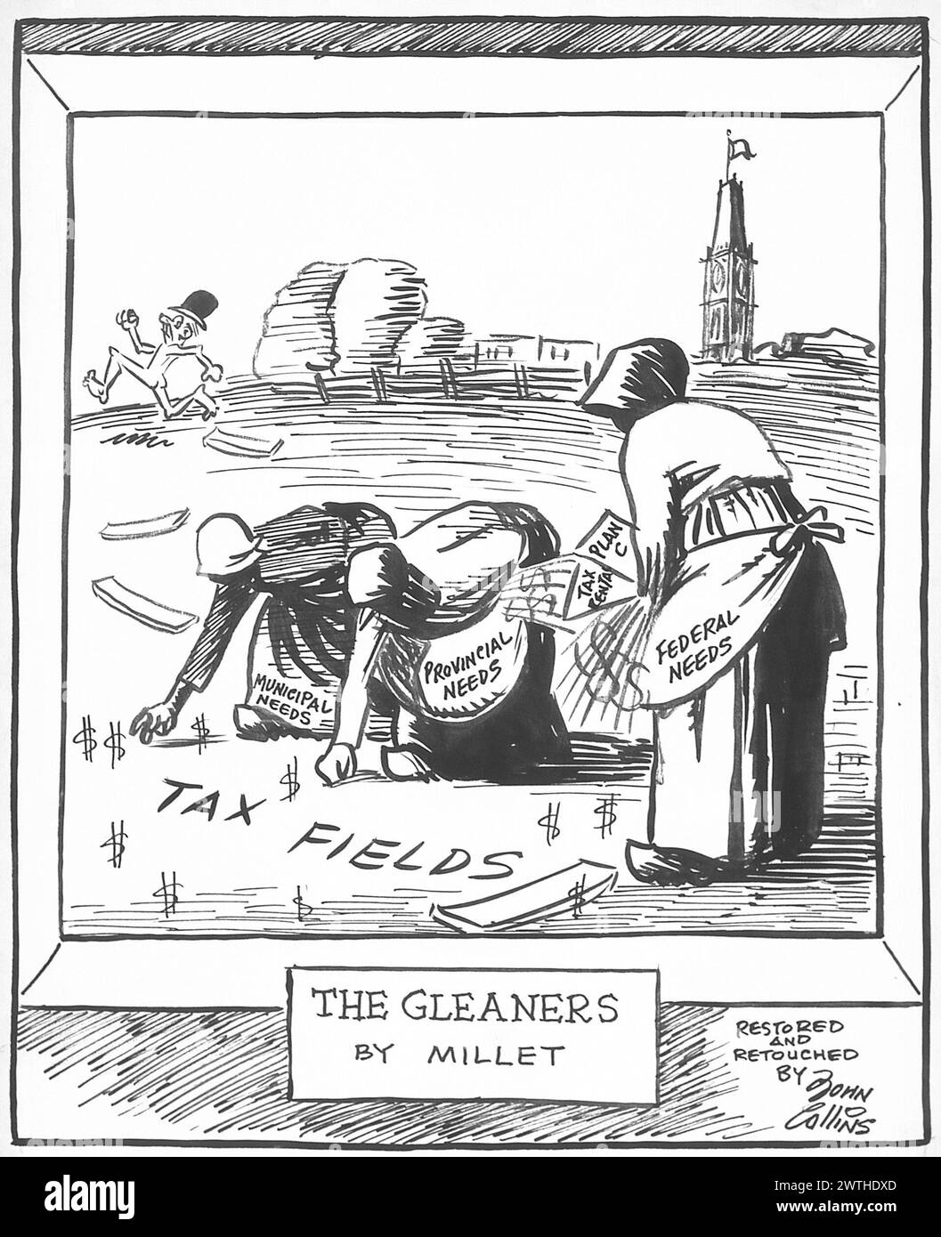 Cartoon - Uno Who's National Gallery. John Collins (1917-2007 Stock ...
