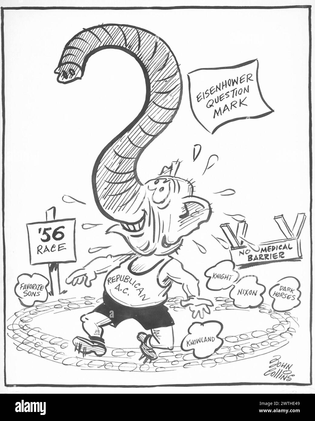 Cartoon following Black and White Stock Photos & Images - Alamy