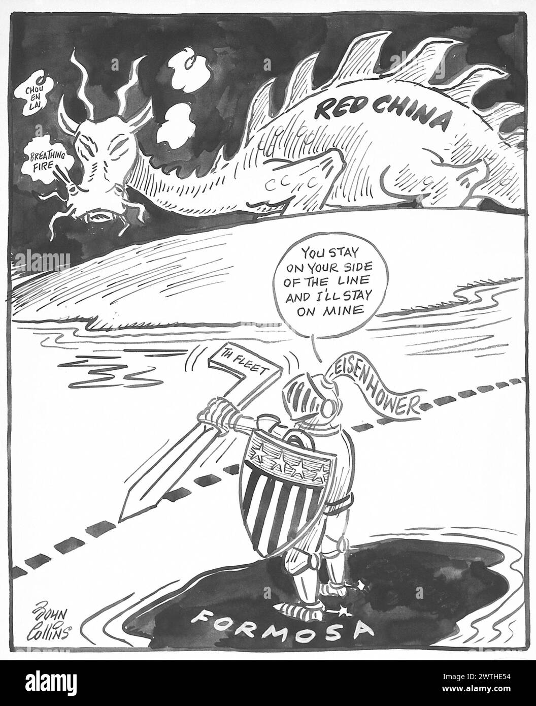 Cartoon - St. George and the Dragon-Slightly Revised. John Collins ...