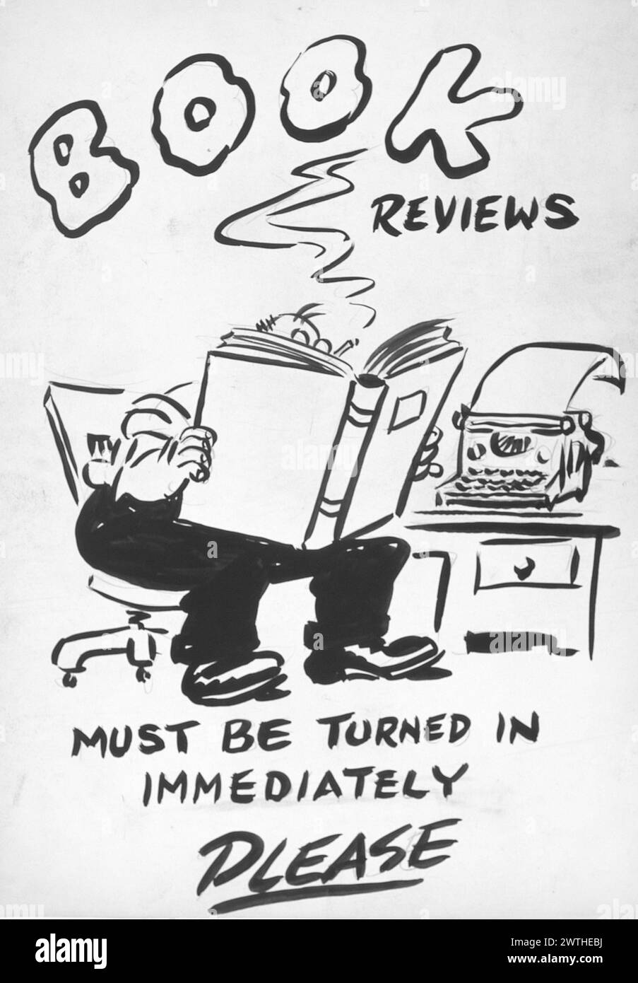 Writing image cartoon Black and White Stock Photos & Images - Alamy