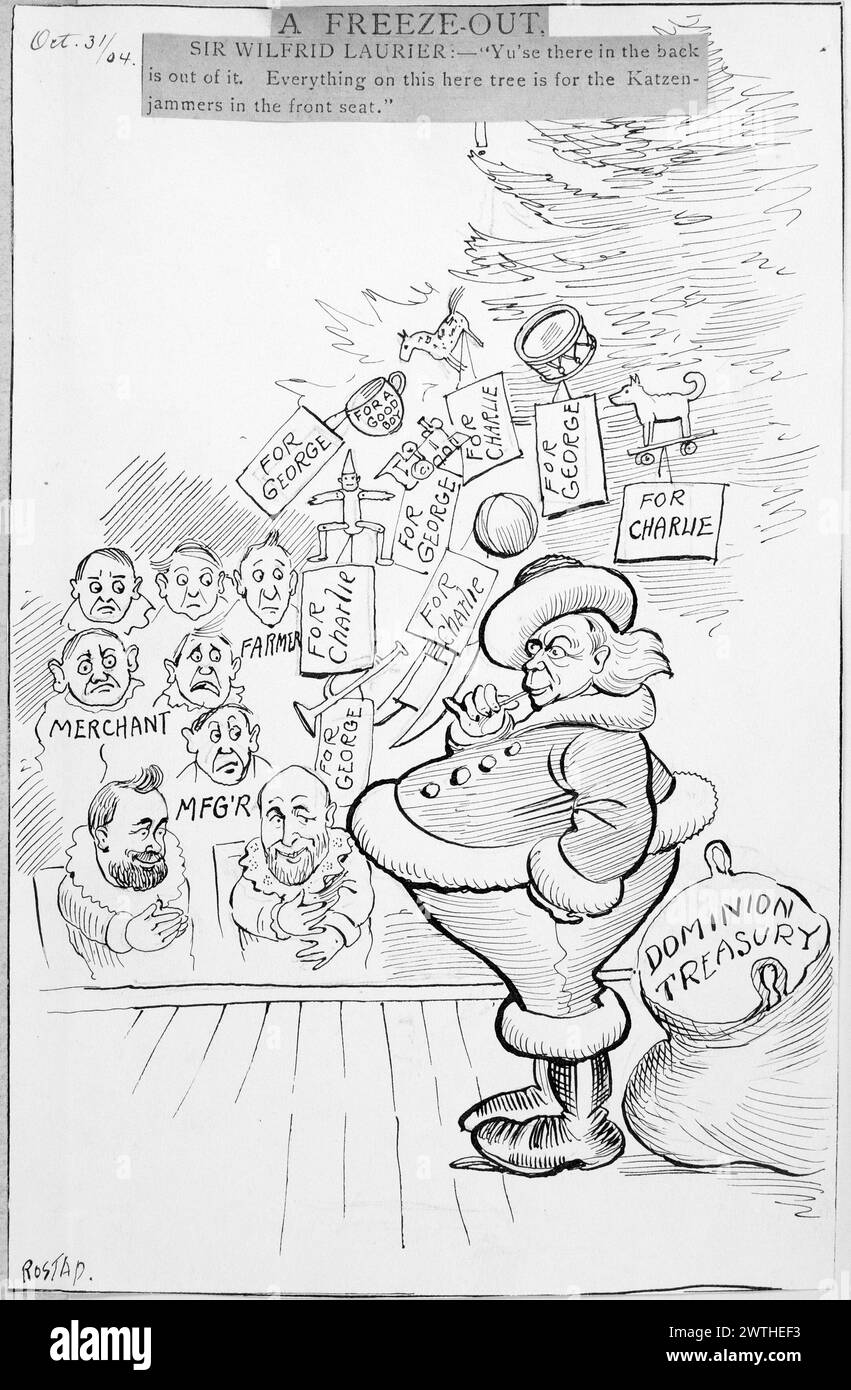 Cartoon - A Freeze-Out Rostap (1866-1949 Stock Photo - Alamy