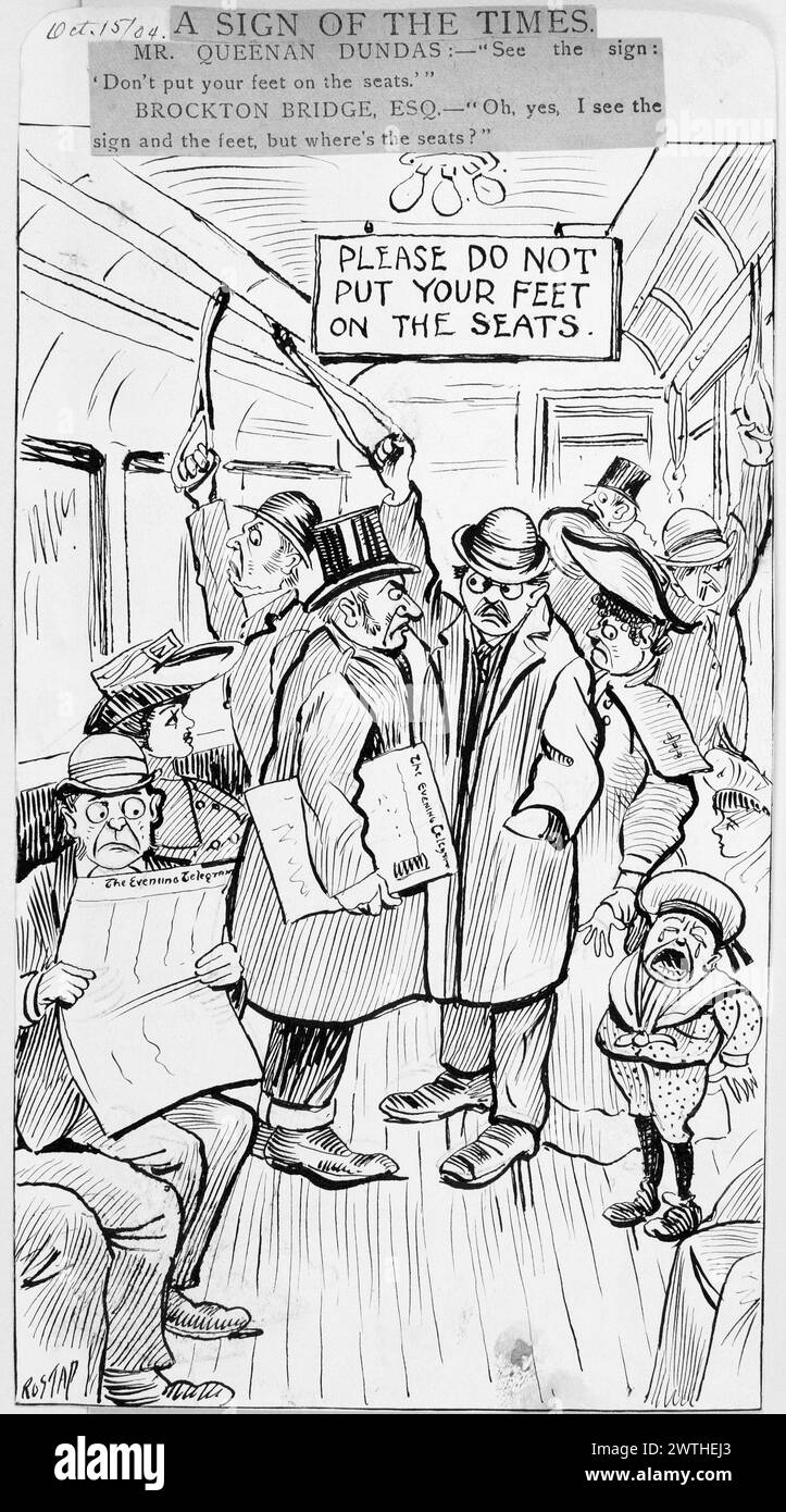 A sign of the times Black and White Stock Photos & Images - Alamy