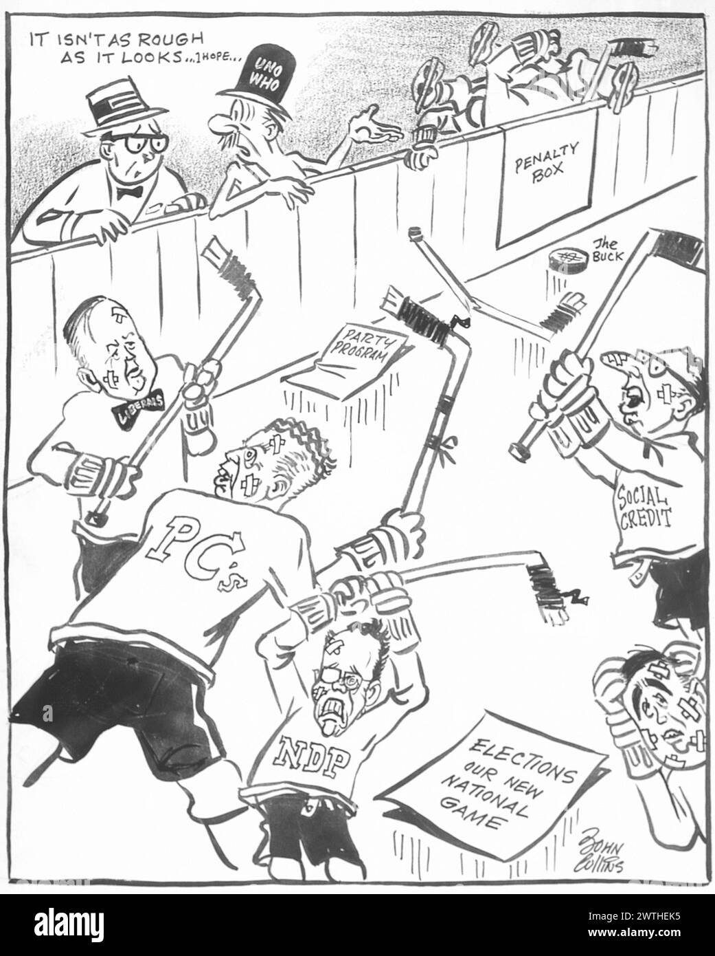 Cartoon - Trying to Explain it to Strangers. John Collins (1917-2007 ...