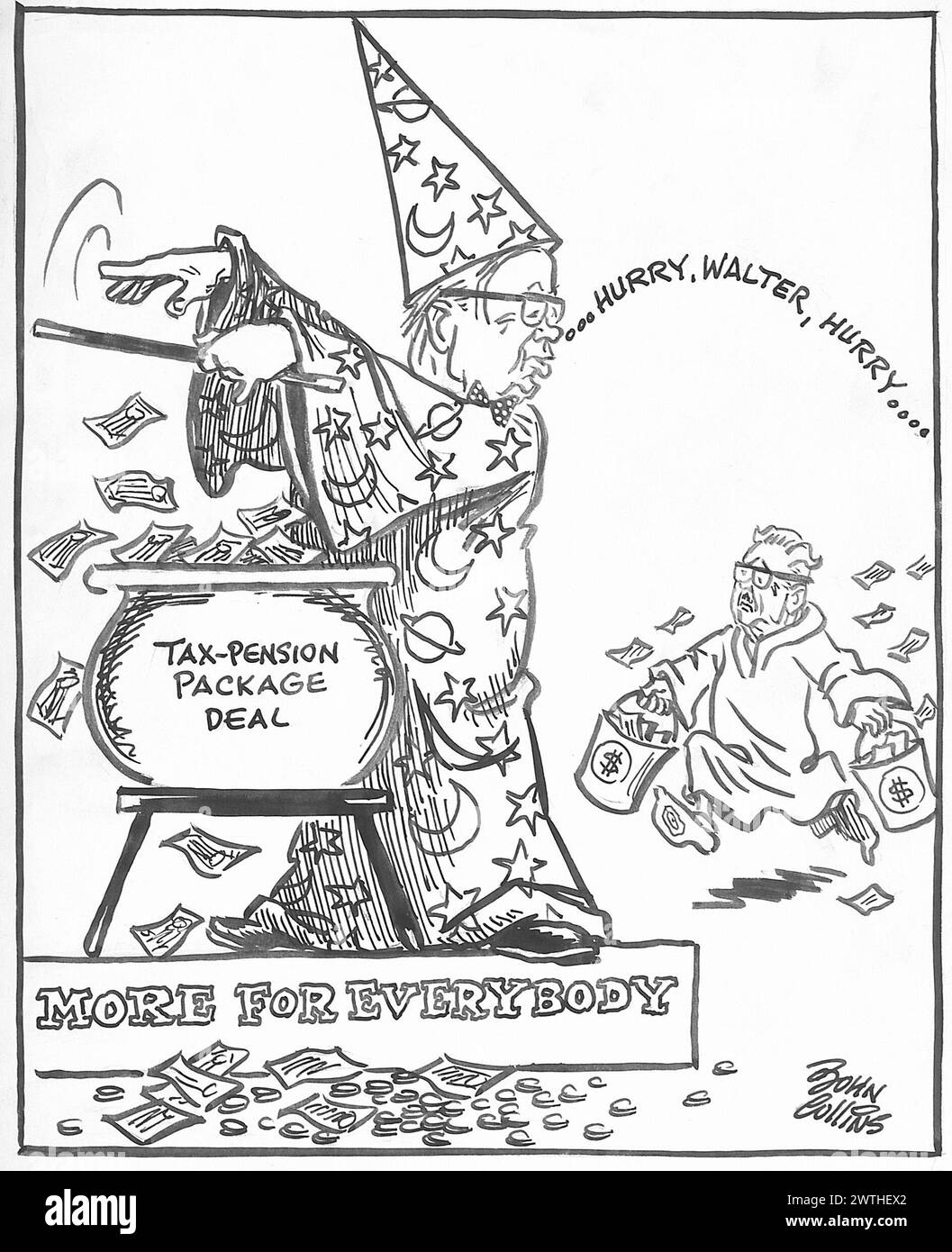 Cartoon - The Sorcerer's Apprentice. John Collins (1917-2007 Stock ...