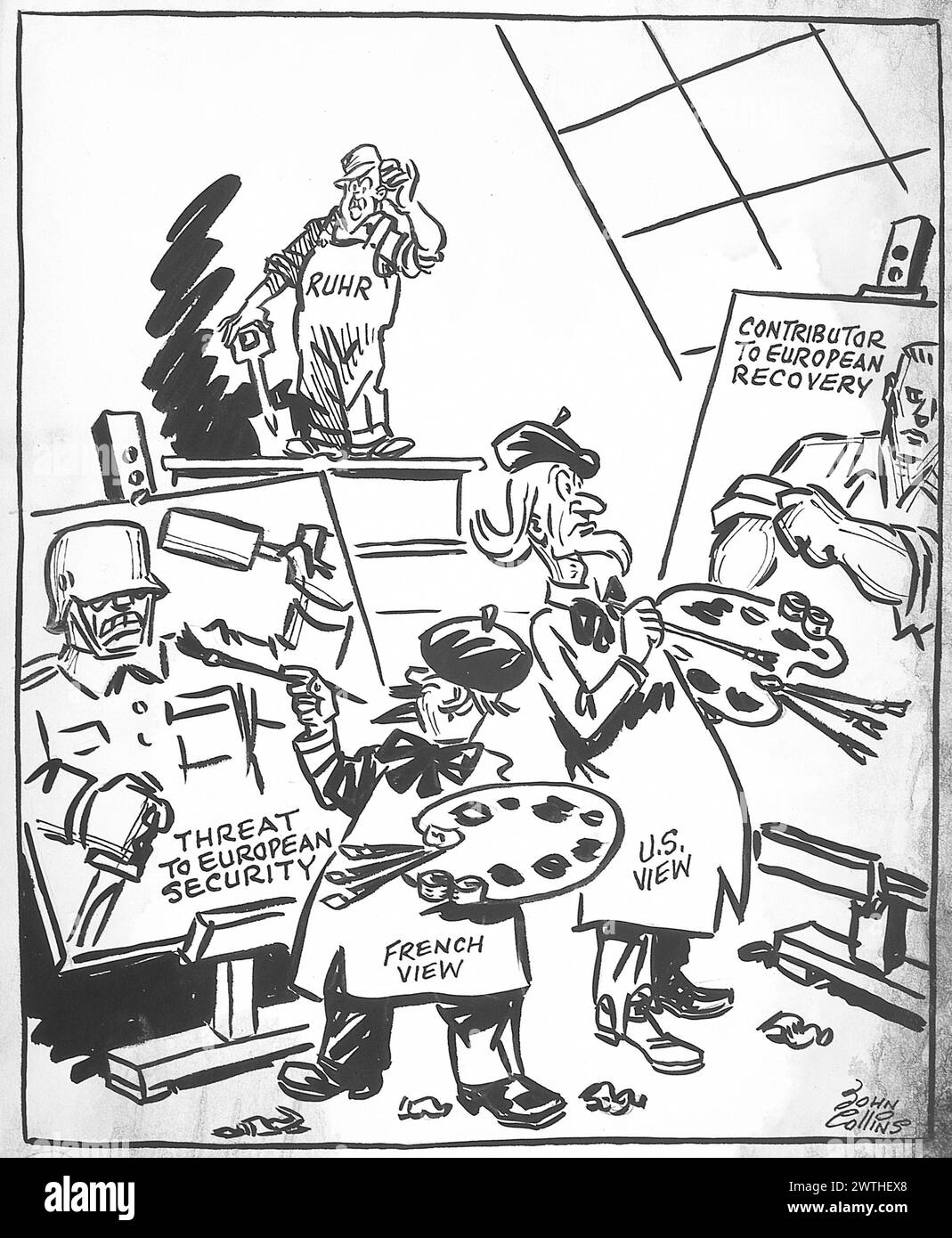 Cartoon - Which is the True Picture ?. John Collins (1917-2007 Stock ...