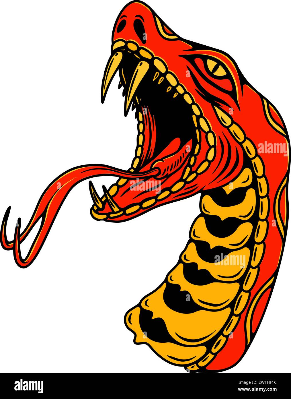 Snake head design hi-res stock photography and images - Alamy