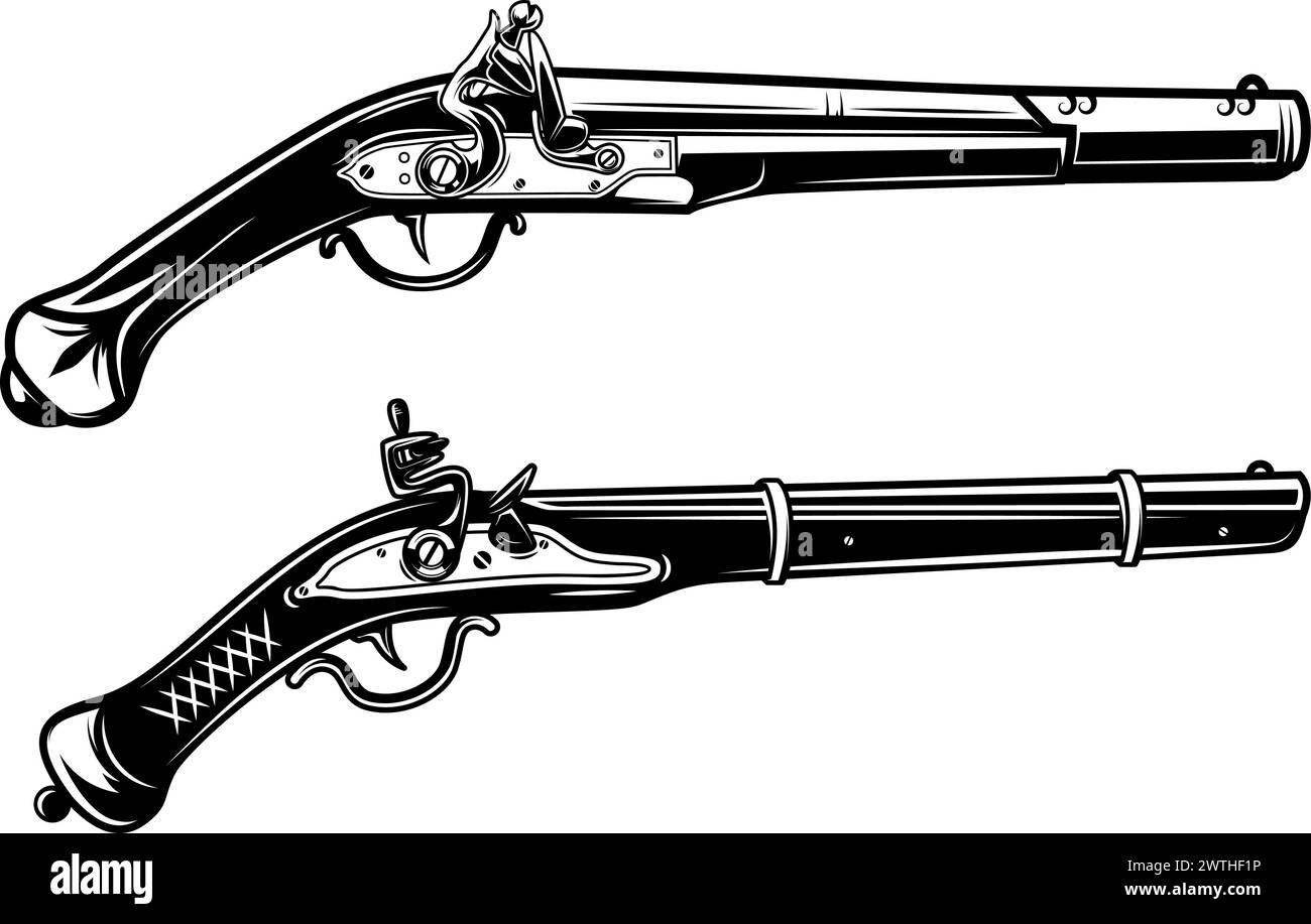 Flintlock musket illustration hi-res stock photography and images - Alamy