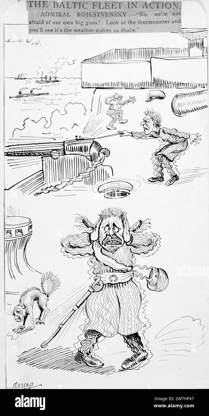 Russo japanese war cartoon hi-res stock photography and images - Alamy