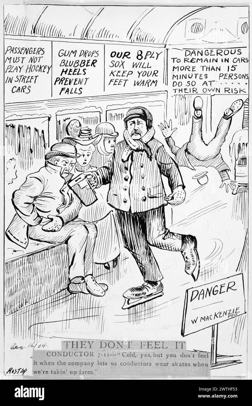 Cartoon - They Don't Feel It Rostap (1866-1949 Stock Photo - Alamy