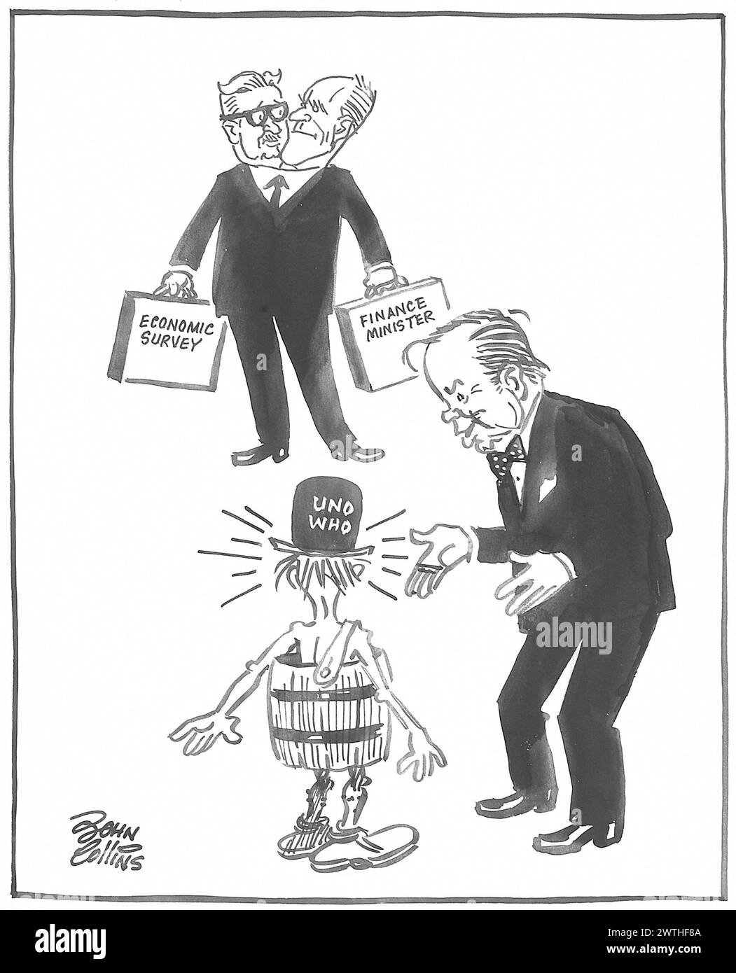 Cartoon - "Everybody Knows Two Heads Are Better than One". John Collins ...