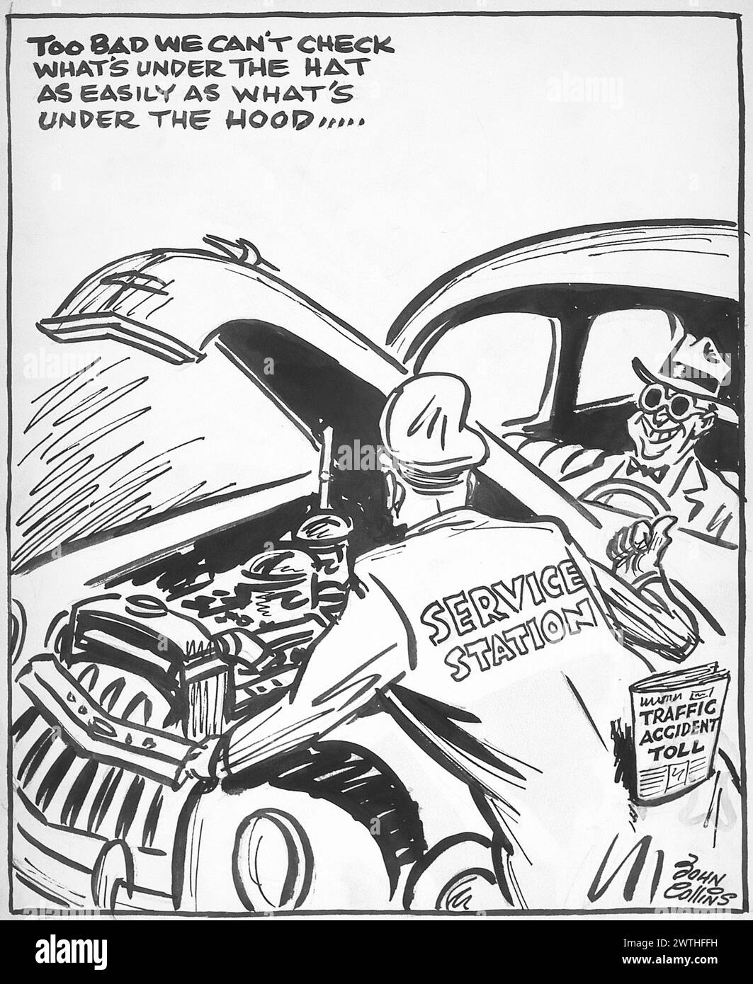 Cartoon - "How's Your Common Sense, Mister ?". John Collins (1917-2007 ...
