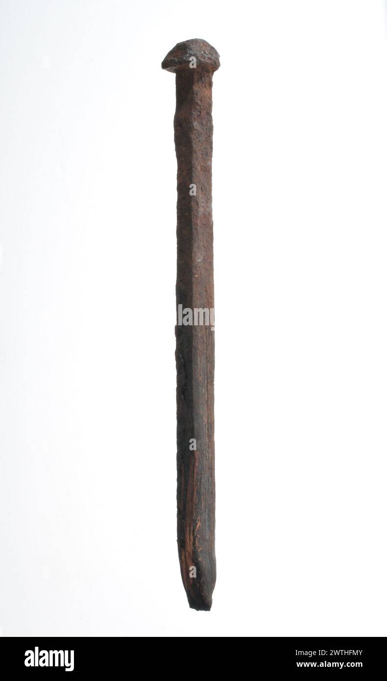 Rail spike Stock Photo - Alamy