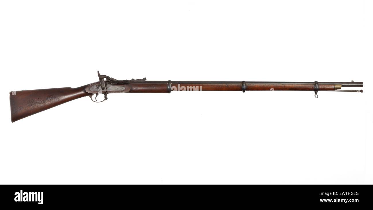 Percussion rifle - Enfield Enfield Stock Photo - Alamy
