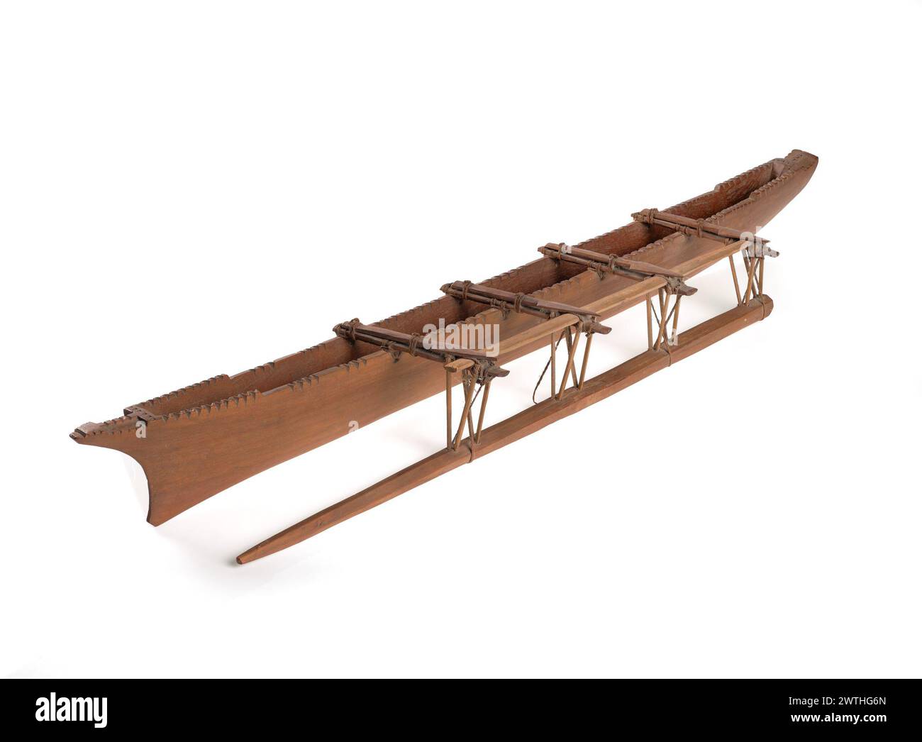 Va'a (model outrigger canoe) models Stock Photo - Alamy