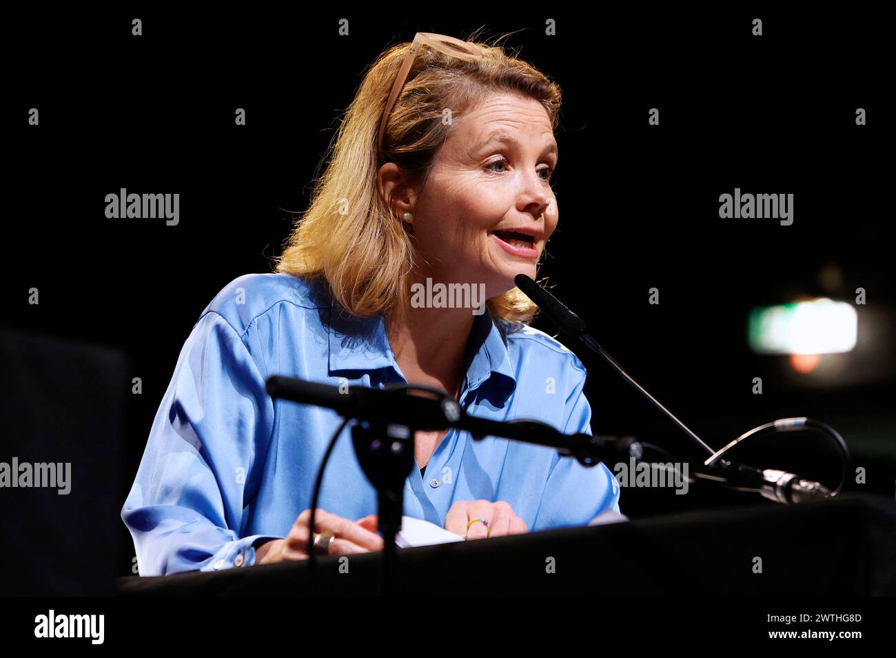 Annette Frier bei der lit.Cologne 2024 Veranstaltung Remix 5 Mein Leben ...